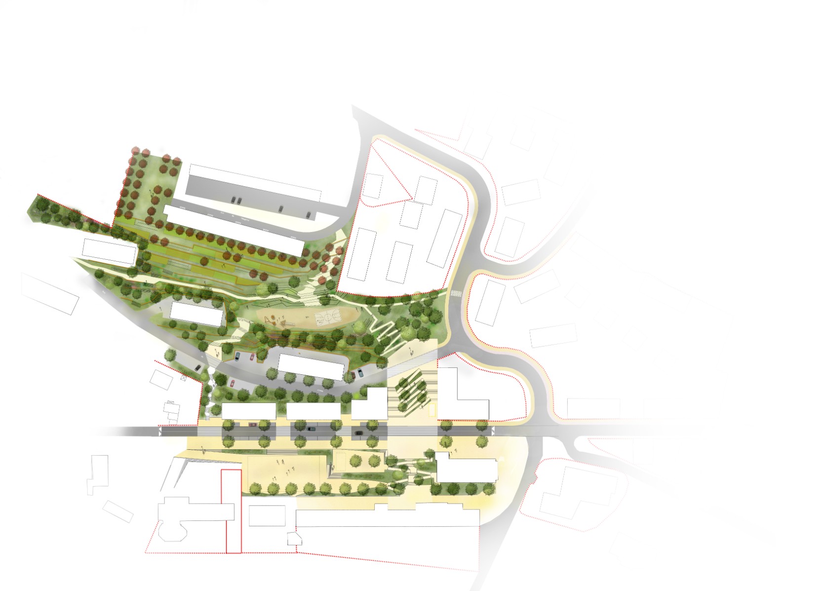 Urban renewal project- Aix les Bains | Epode